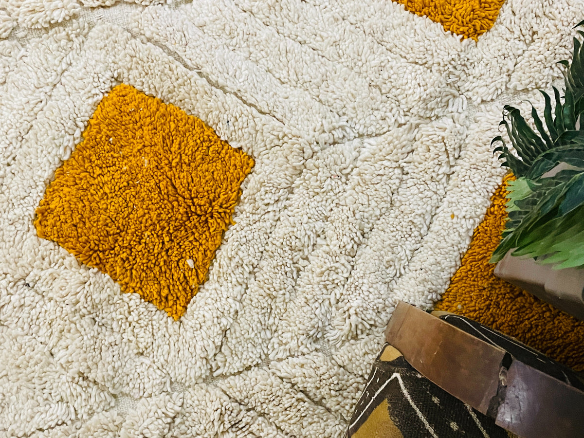 Moroccan Handmade rug ,Beni ourain style Morocco wool Berber Rug – The Wool Rugs