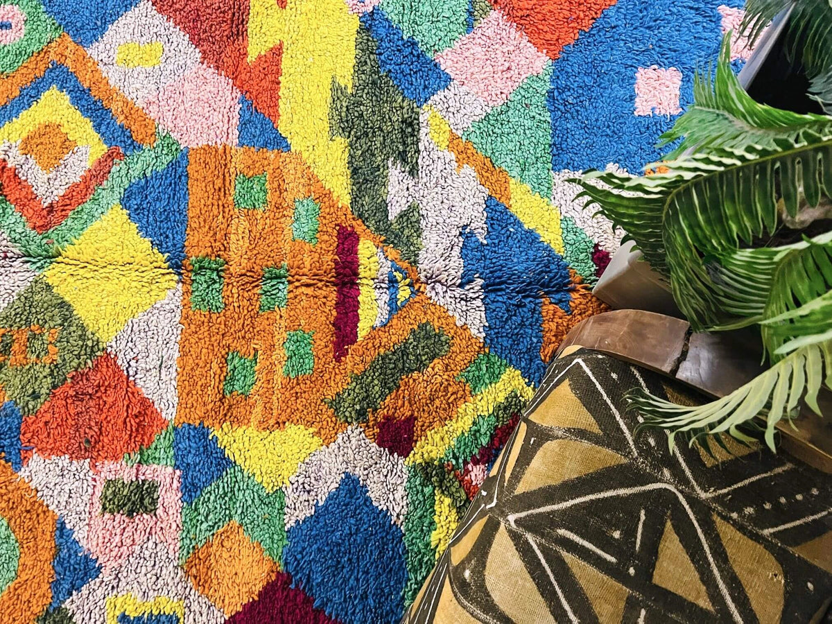 Azilal Moroccan rug 5x8 ft - G1584 – The Wool Rugs