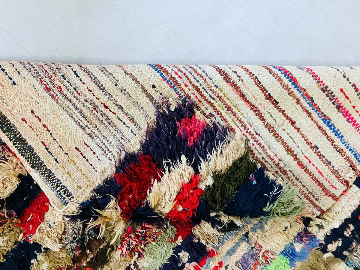 Moroccan Boucherouite 4x7 ft - N7114 – The Wool Rugs