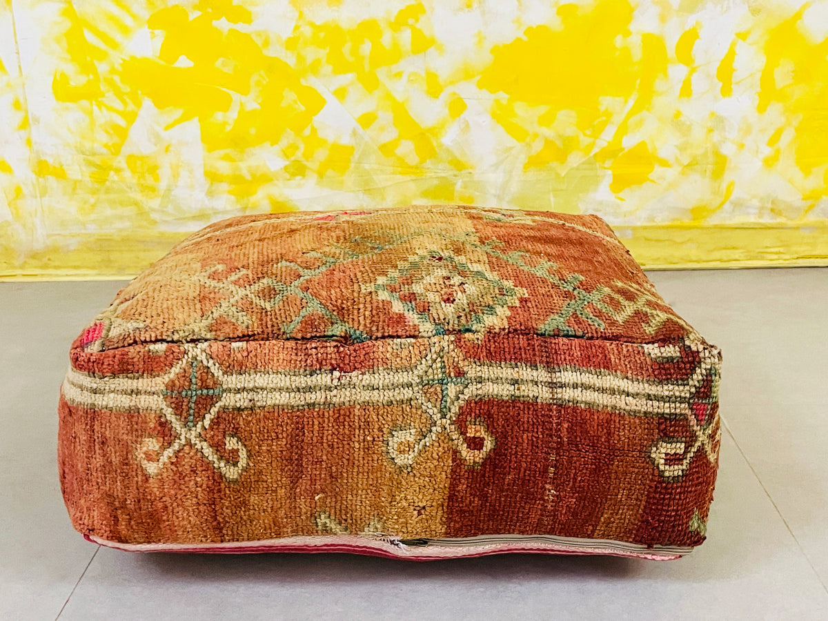 Ottoman pouf - AL16 – The Wool Rugs