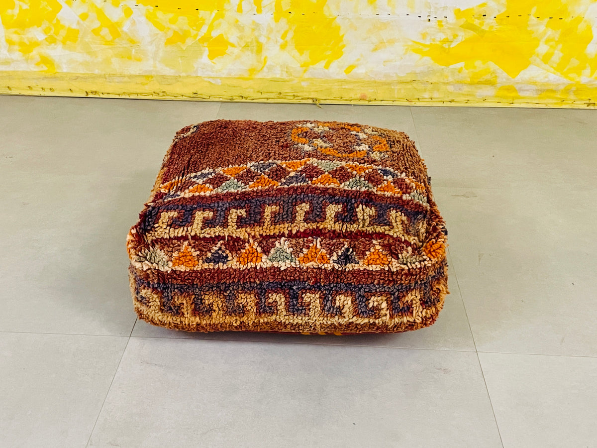 Bohemian Style Pouf - B19 – The Wool Rugs