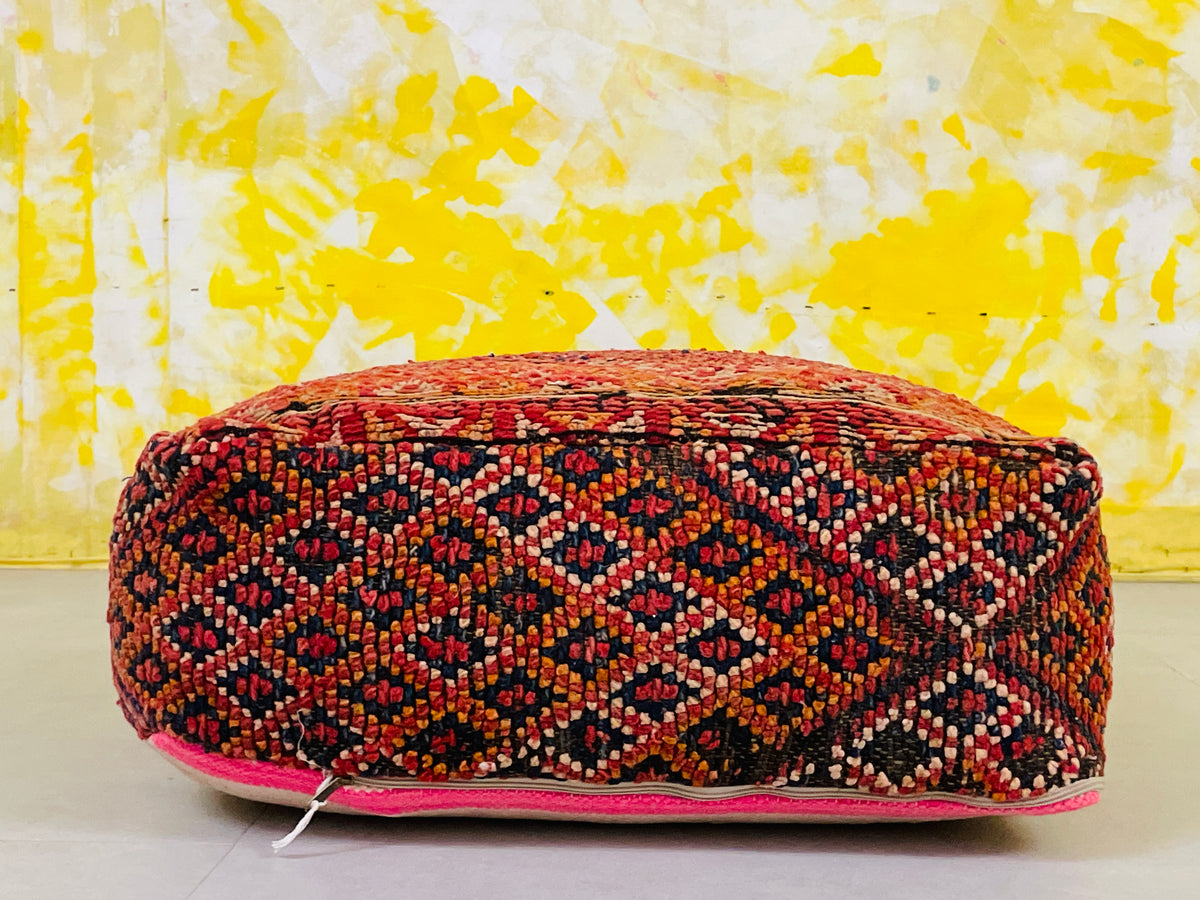Moroccan Boho Throw Pillow - Q44 – The Wool Rugs