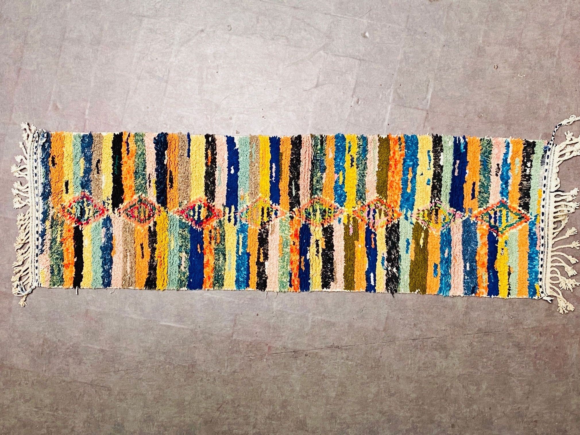 Moroccan runner rug 2x9 - MR1 – The Wool Rugs