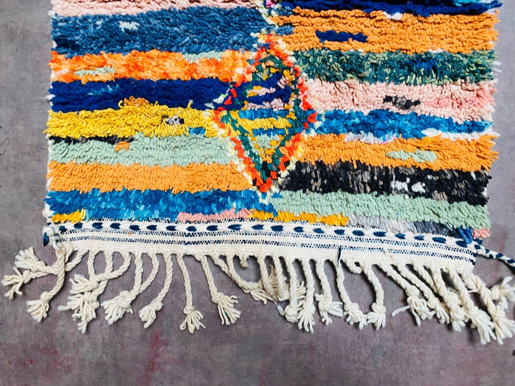 Moroccan runner rug 2x9 - MR1 – The Wool Rugs